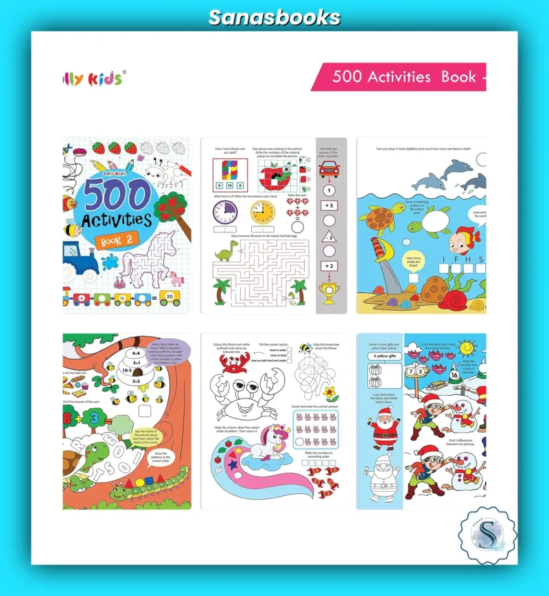 500 Activities Book (Set Of 4) - Singapore Online Books