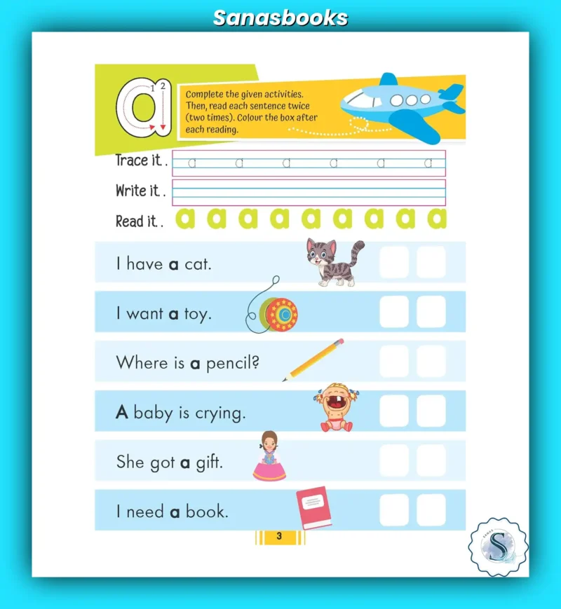 Fluency Sentences – Books 1 to 4 -Singapore Online Books