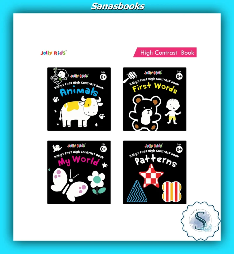 Jolly Kids Baby’s First High Contrast Board Books